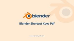 161 Blender Shortcut Keys Pdf Download