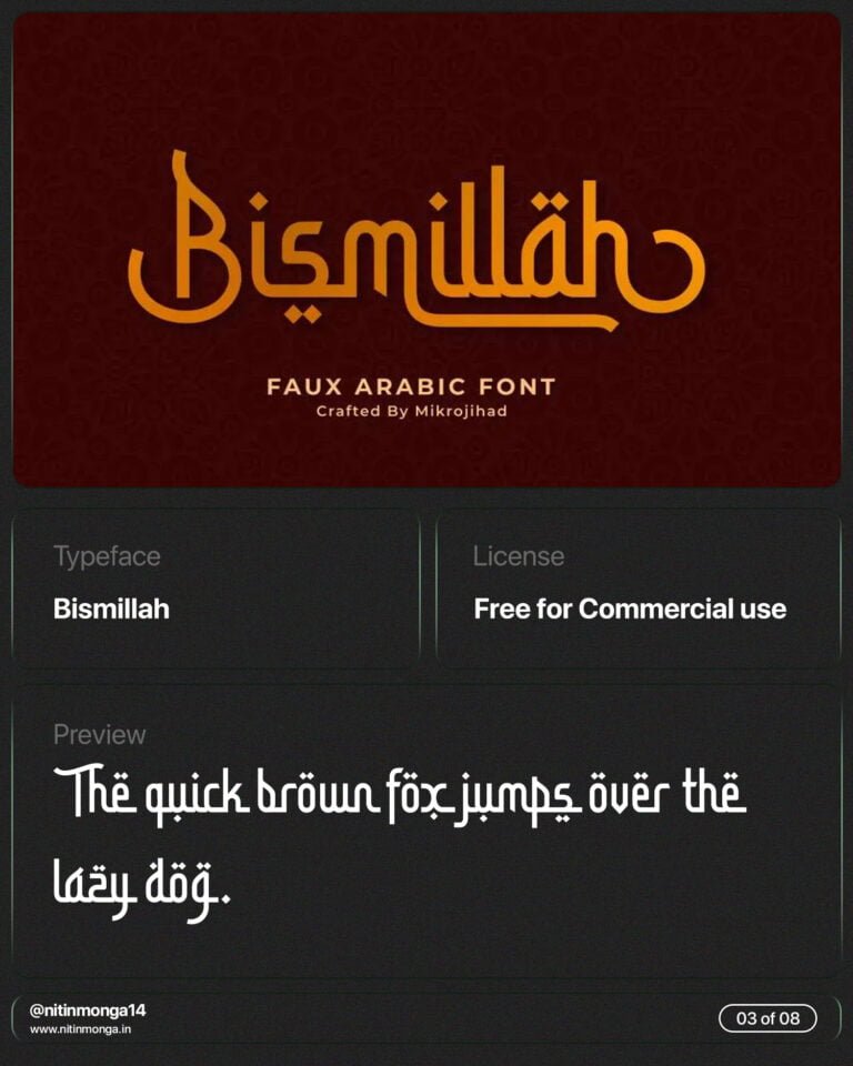 6 Best Arabic Fonts 2024 Free Download