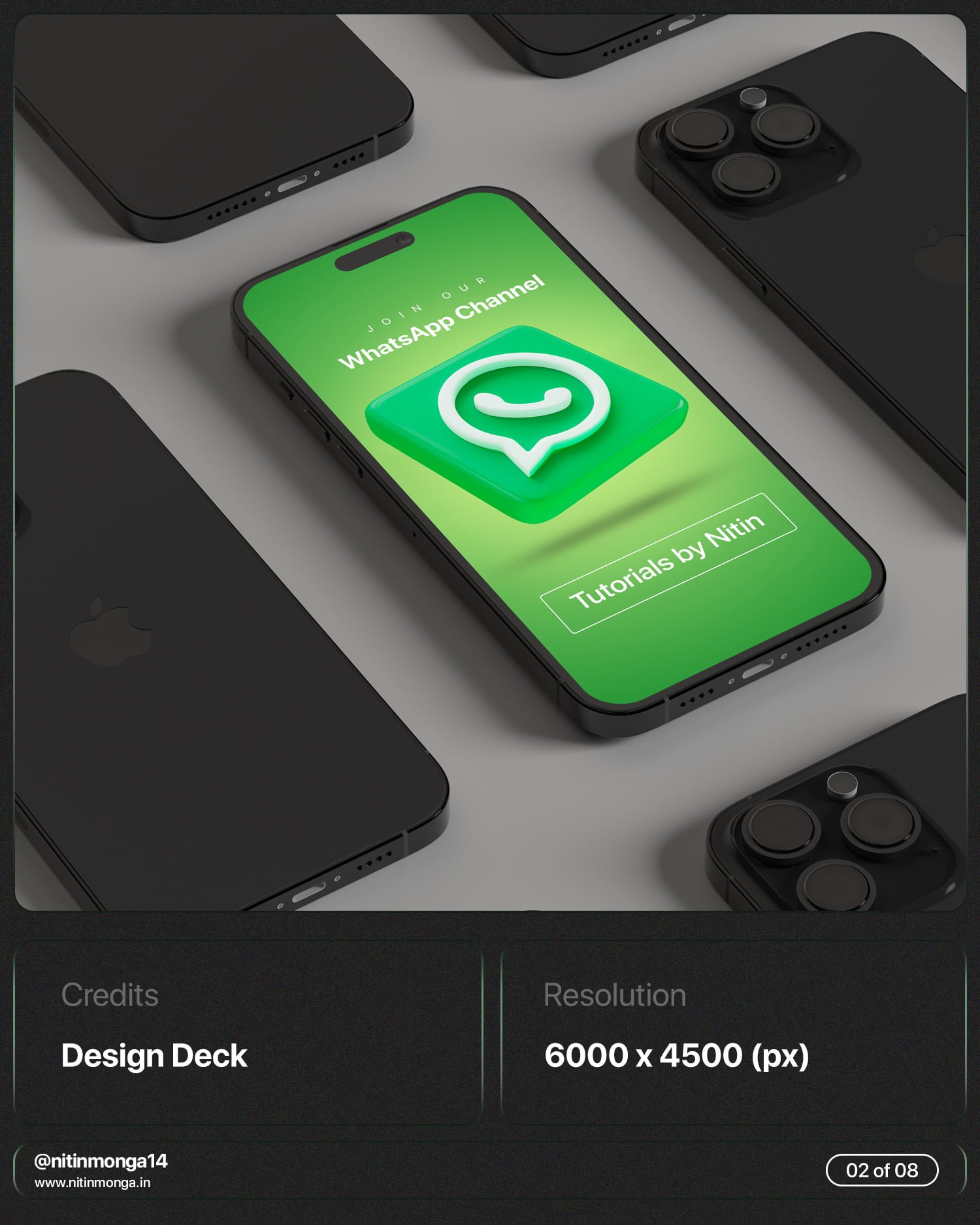 6 Realistic IPhone Mockup PSD Templates Free Download