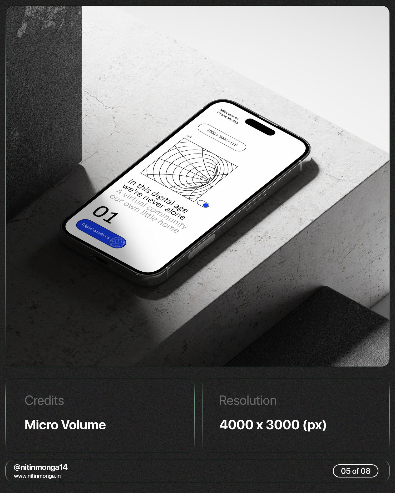 6 Realistic IPhone Mockup PSD Templates Free Download