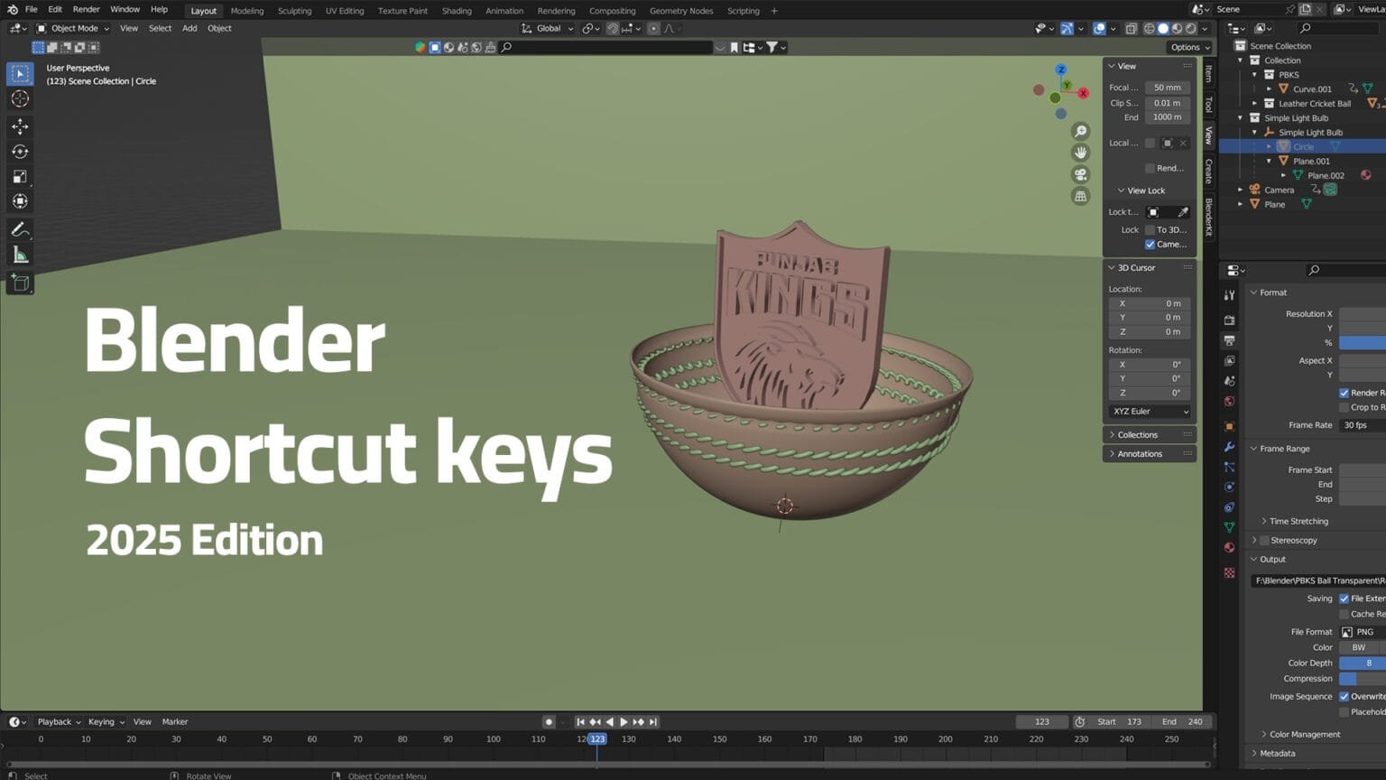 161 Blender Shortcut Keys Pdf Download